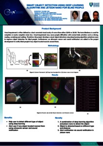 Smart object detection using deep learning algorithm and jetson nano for blind people - UMPSA-IR